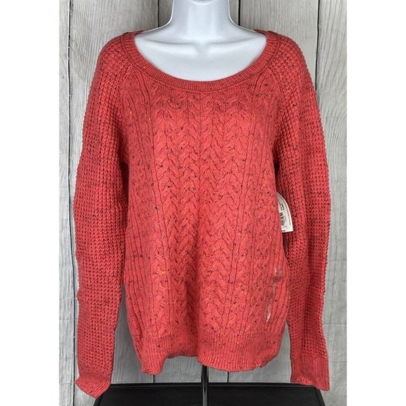 a.n.a | Sweaters | Nwt Ana Womens Xl Long Sleeve Sweater Coral Confetti ...